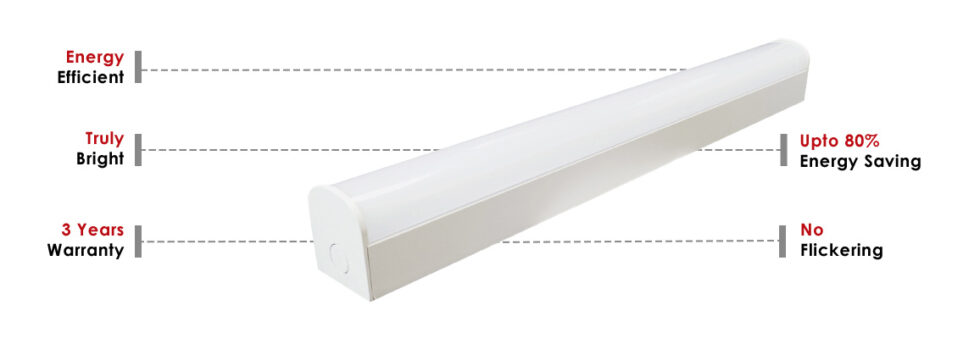 Best LED Batten Light Fittings for Commercial - LED Edge Energy